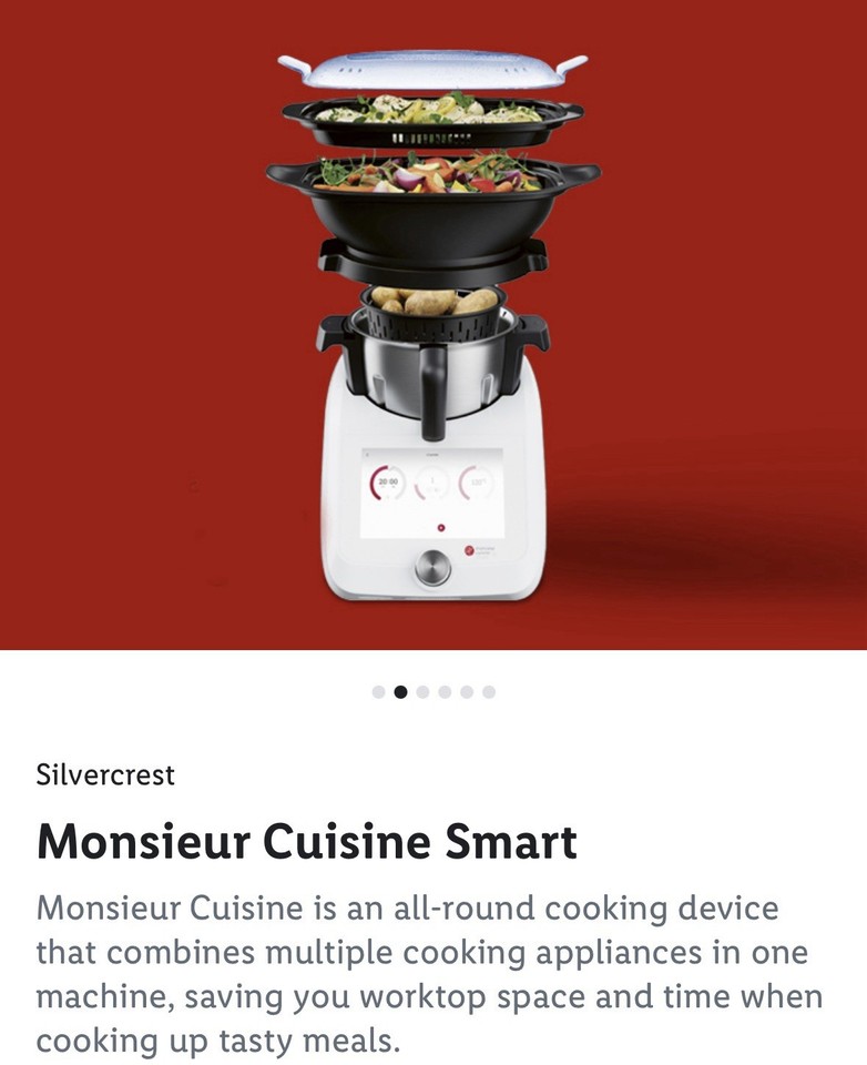🔥Monsieur Cuisine Smart - Silvercrest - Brand new and Sealed - Below ...