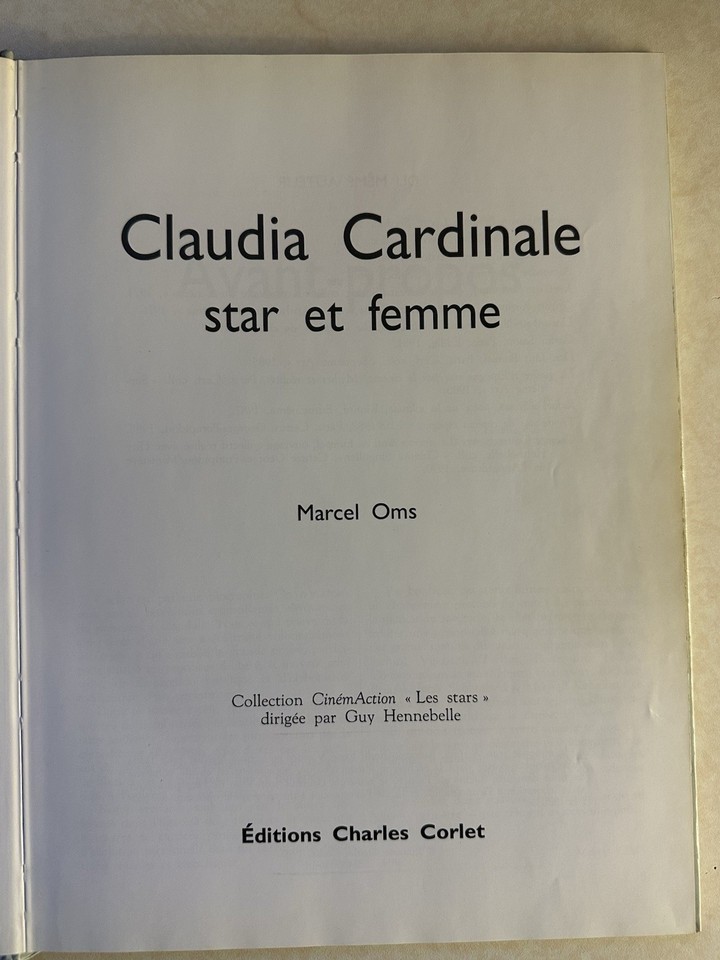 Claudia Cardinale - Star Eat Femme Book | eBay UK