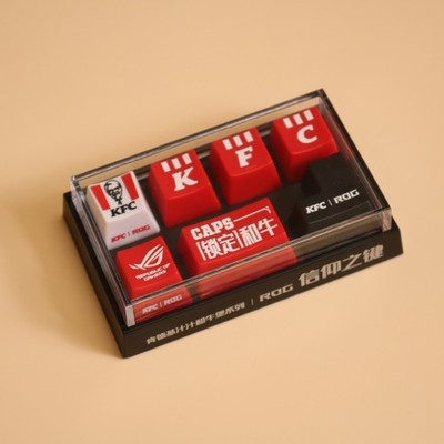 ROG x KFC PBT 5-Key Dye-Sub Keycaps | eBay