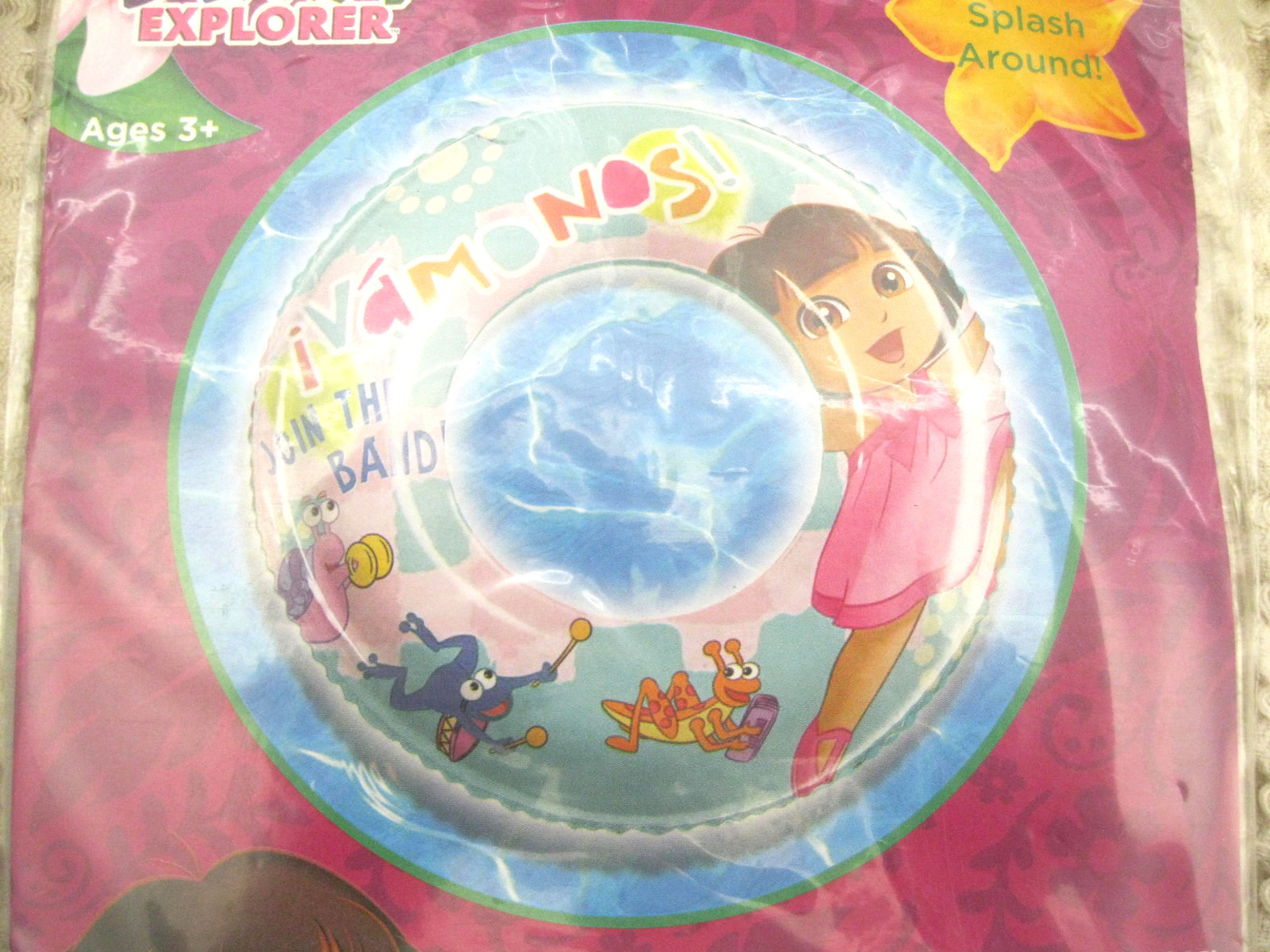 Dora the Explorer + Boots Beach Ball,Arm Floats,Swim Ring, and Swim ...