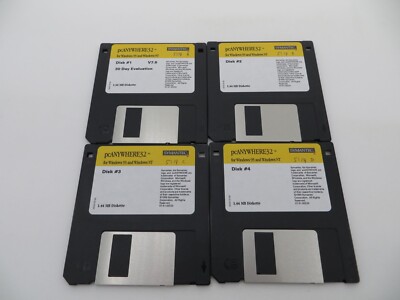 pcANYWHERE32 for Windows 95 and NT 3.5" Floppy Disks 30 Day Evaluation ...