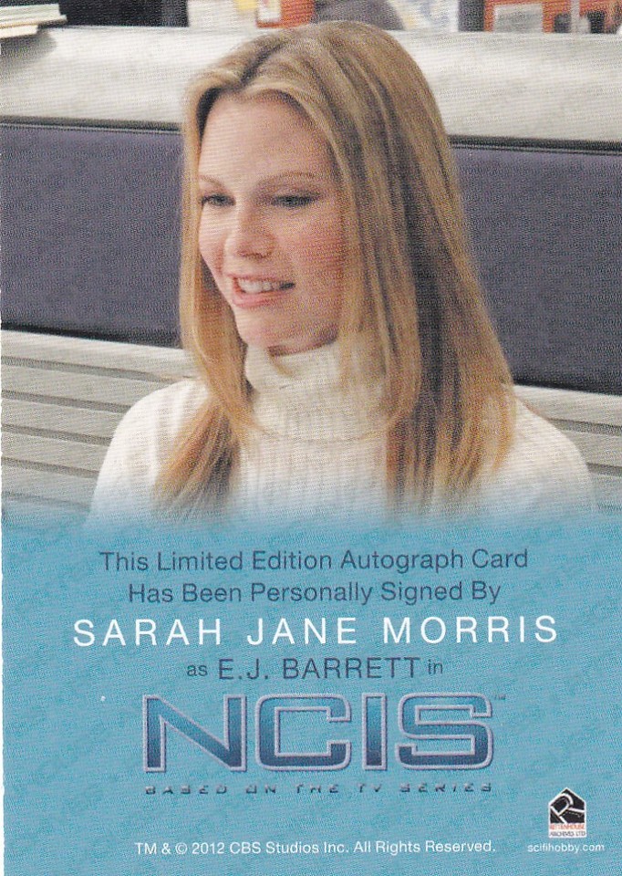 NCIS 2023 Autograph Card Expansion Pack - The Sarah Jane Morris ...