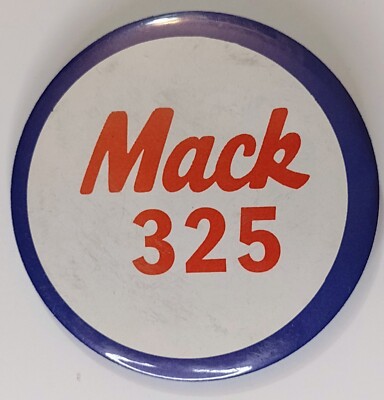 Mack Truck Pinback Button 3" Bulldog Vtg Advertising | eBay