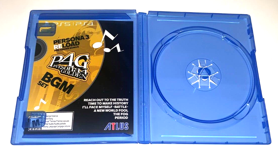 Persona 3 Reload - Sony PlayStation 5 - Case & Pre Order Bonus Only/No ...