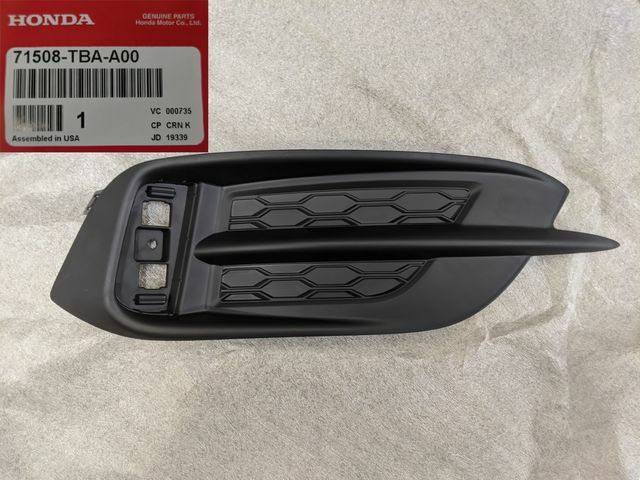 Genuine Honda Civic Rear Bumper Left Side Garnish 71508-TBA-A00 2016 ...