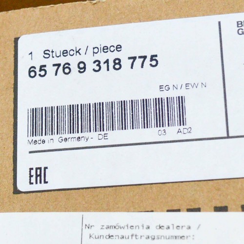 NEW BMW 3 GT F34 OPTICAL FIBRE PEDESTRIAN PROTECTION SENSOR 65769318775 ...