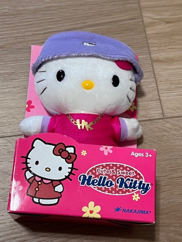 Hello Kitty Hip Hop Rap 2003 Vintage Plush Nakajima Sanrio Rare | eBay