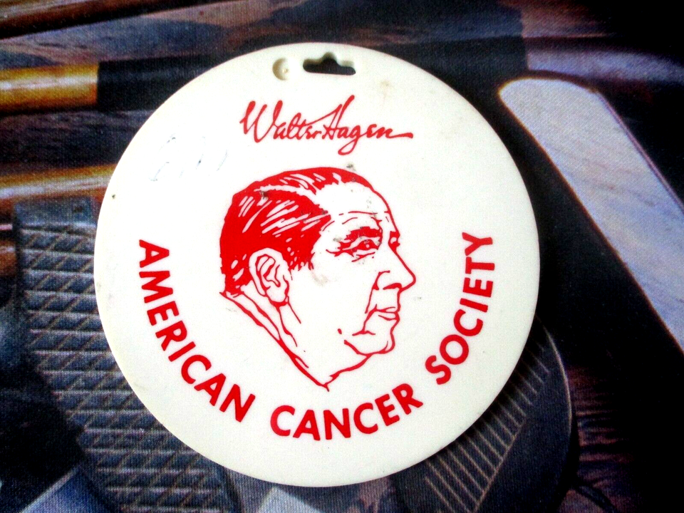 vtg - PGA Golf Bag Tag - WALTER HAGEN INVITATIONAL - American Cancer ...
