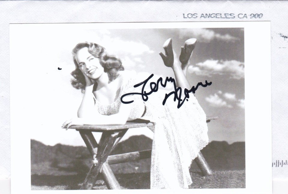 TERRY MOORE Signed 4X6 Photo Actress Autograph | eBay