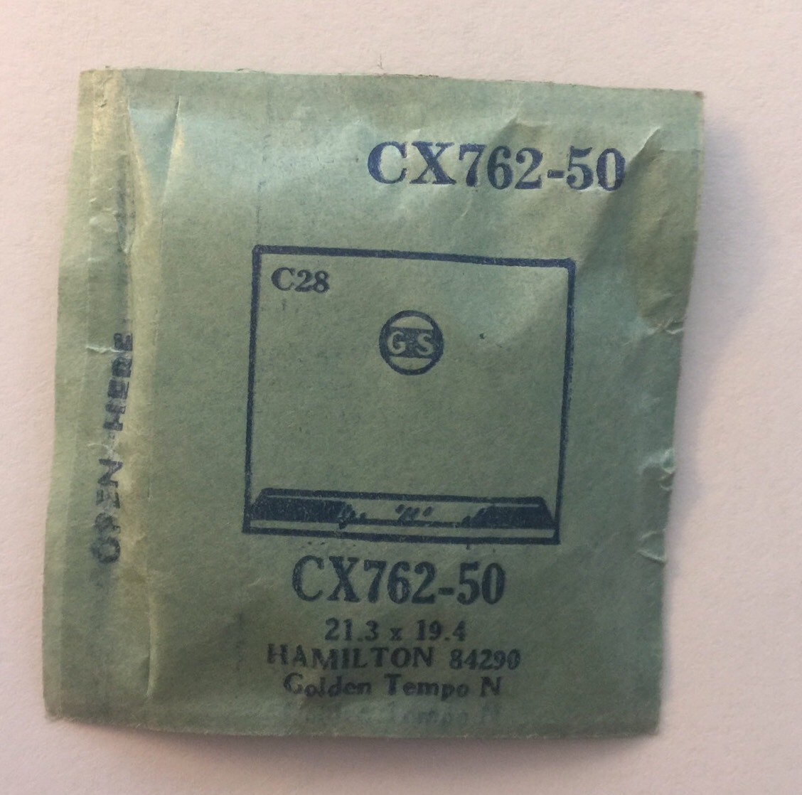 Cylinder Crystal, Geranow Simon Machine Co., CX762-50, HAMILTON, 21 ...