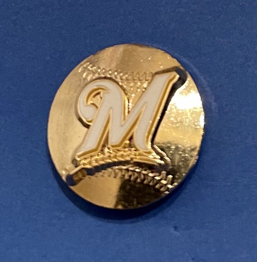 MLB Brewers Logo Ball Pin MLB Brewers Baseball USA only | eBay