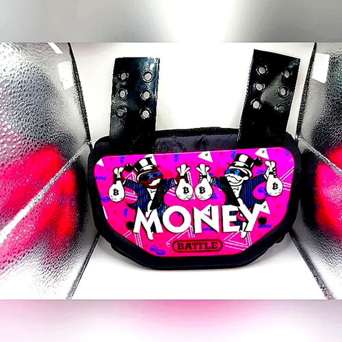 Battle Sports Money Man Protective Football Back Plate - Pink | eBay