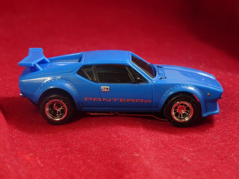 ROAD RACE REPLICAS BLUE/SILV PANTERA GT5 HO SLOT CAR- RRR AURORA T-JET ...