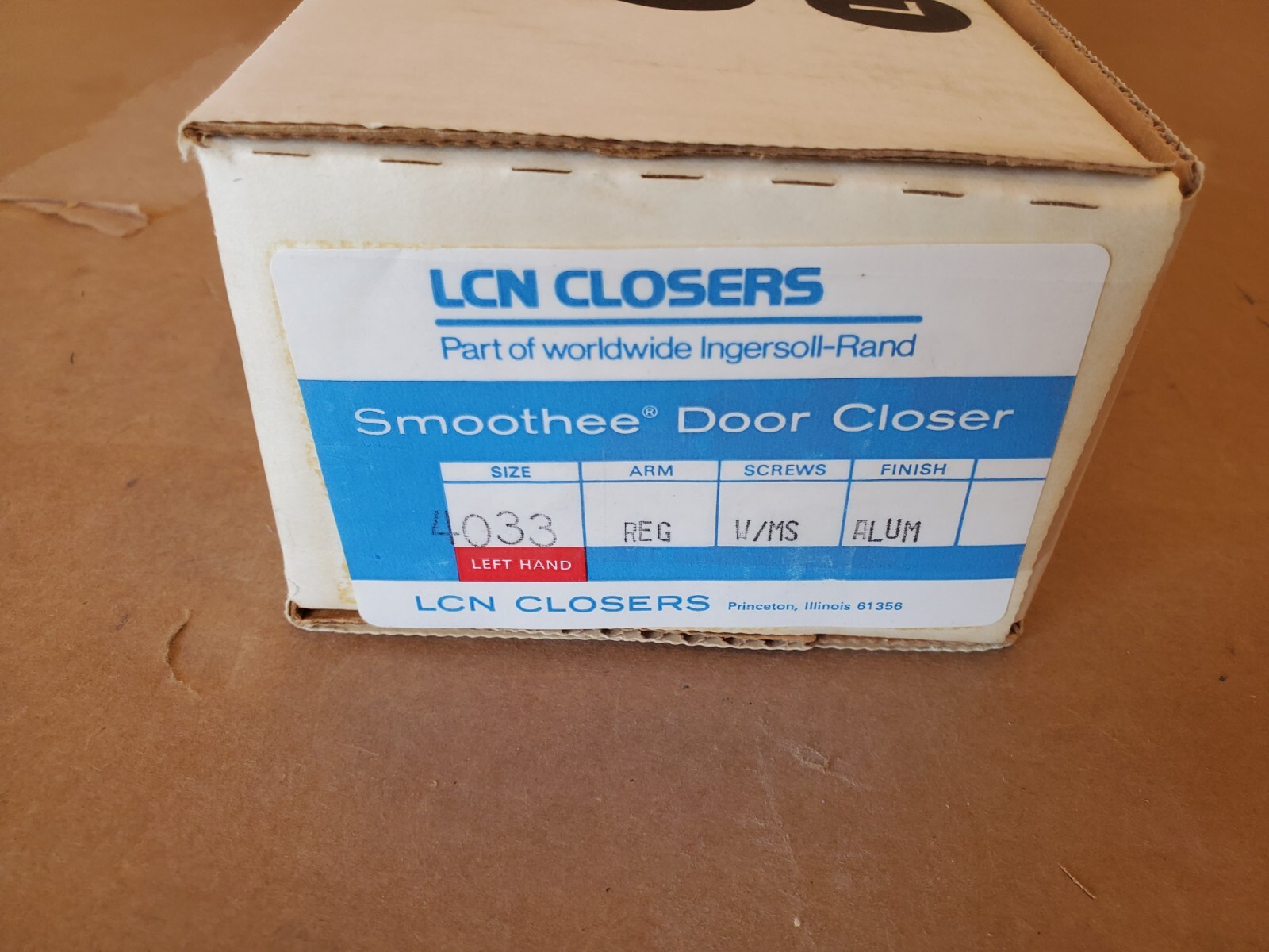 LCN 4033 LH Reg Alum Door Closer | eBay