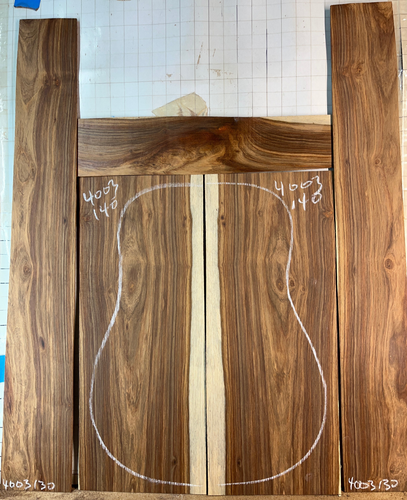 African Muninga tonewood guitar luthier set back and sides rare ...