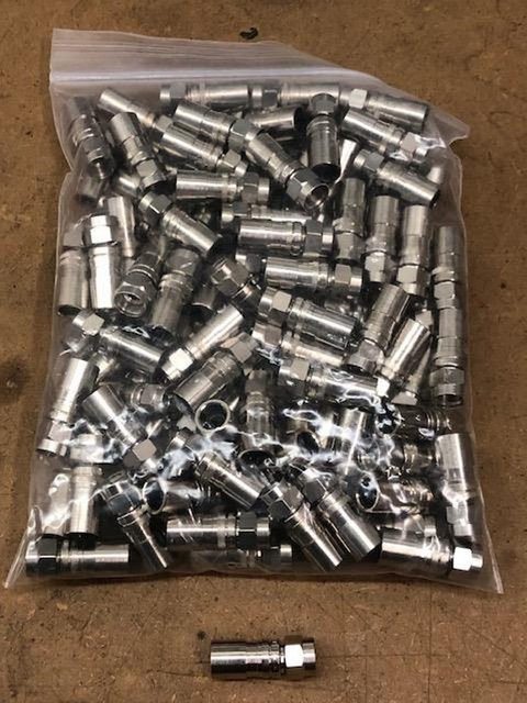 Corning Gilbert GF-SFC-6 RG 6 Compression Connector for sale online | eBay