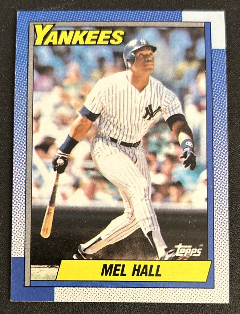 1990 Topps Mel Hall Baseball Card #436 Yankees OF VG O/C | eBay