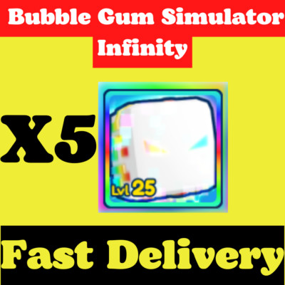 Roblox Bubble Gum Simulator Infinity X5 Rainbow Shock CHEAPEST and Fast ...