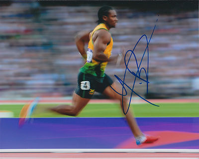 Johan BLAKE Autograph Signed Photo + Dealer COA Jamaica Athlete ...