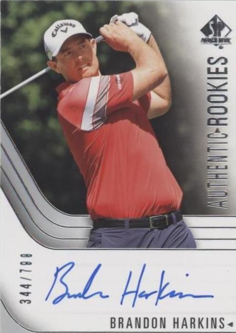 2021 SP Authentic - Authentic Rookie Signatures Tier 1 Brandon Harkins ...