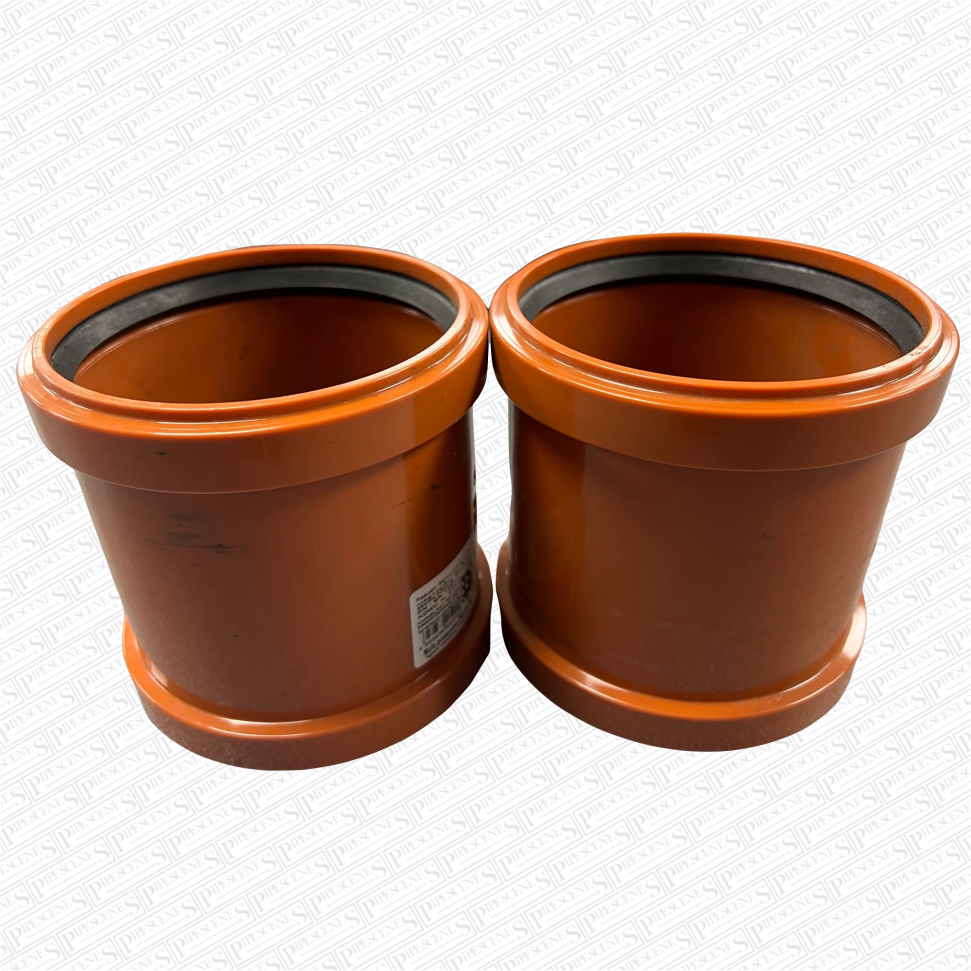 Underground 110mm Soil Pipe Repair Kit Set of Slip Coupler Repair ...
