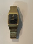 SEIKO SX 5Y95-5000 Gold Tank Square Men Quartz Watch from JAPAN ...
