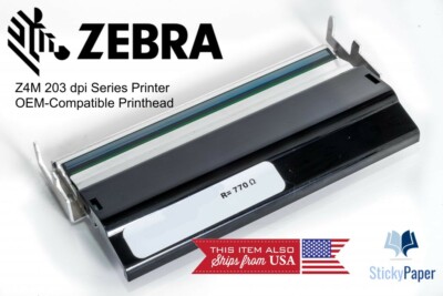 Zebra Z4M 203 dpi Printhead (G79056-1M) USA Stocked & Shipped! | eBay