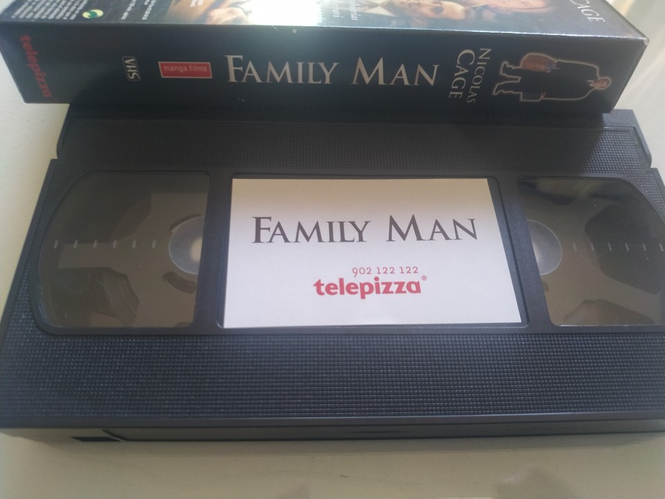 Family Man Nicolas Cage Tea Leoni Ratner - VHS Tape Spanish | eBay