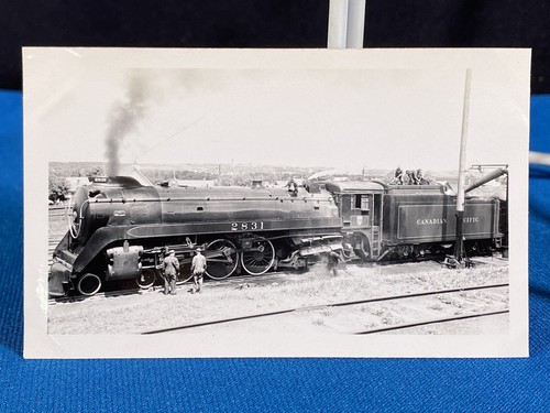 Canadian Pacific Railway Steam Locomotive 2831 Vintage Photo | eBay