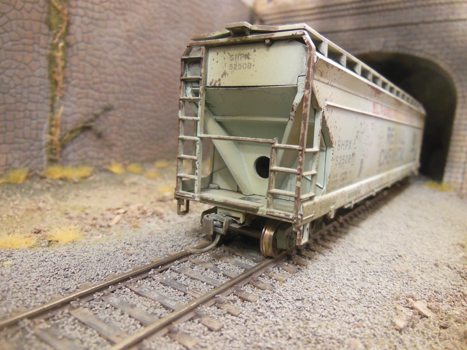 HO SCALE CUSTOM WEATHERED SHPX 52508 EL PASO REXALL ACF CENTER FLOW ...