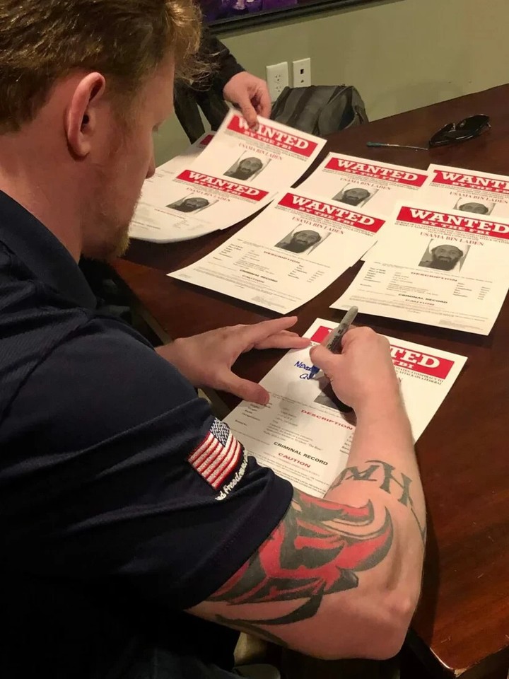 Robert O'Neill Signed Osama Bin Laden FBI WANTED Document PSA/DNA | eBay