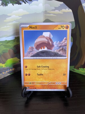 Nacli 121/193 - Paldea Evolved - Common - Pokemon Card TCG - LP | eBay