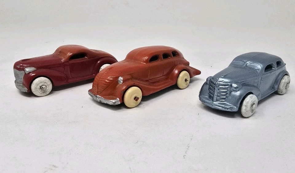 Vintage 1930s Barclay Manoil TootsieToy Slush Lead Cast Toy Cars | eBay