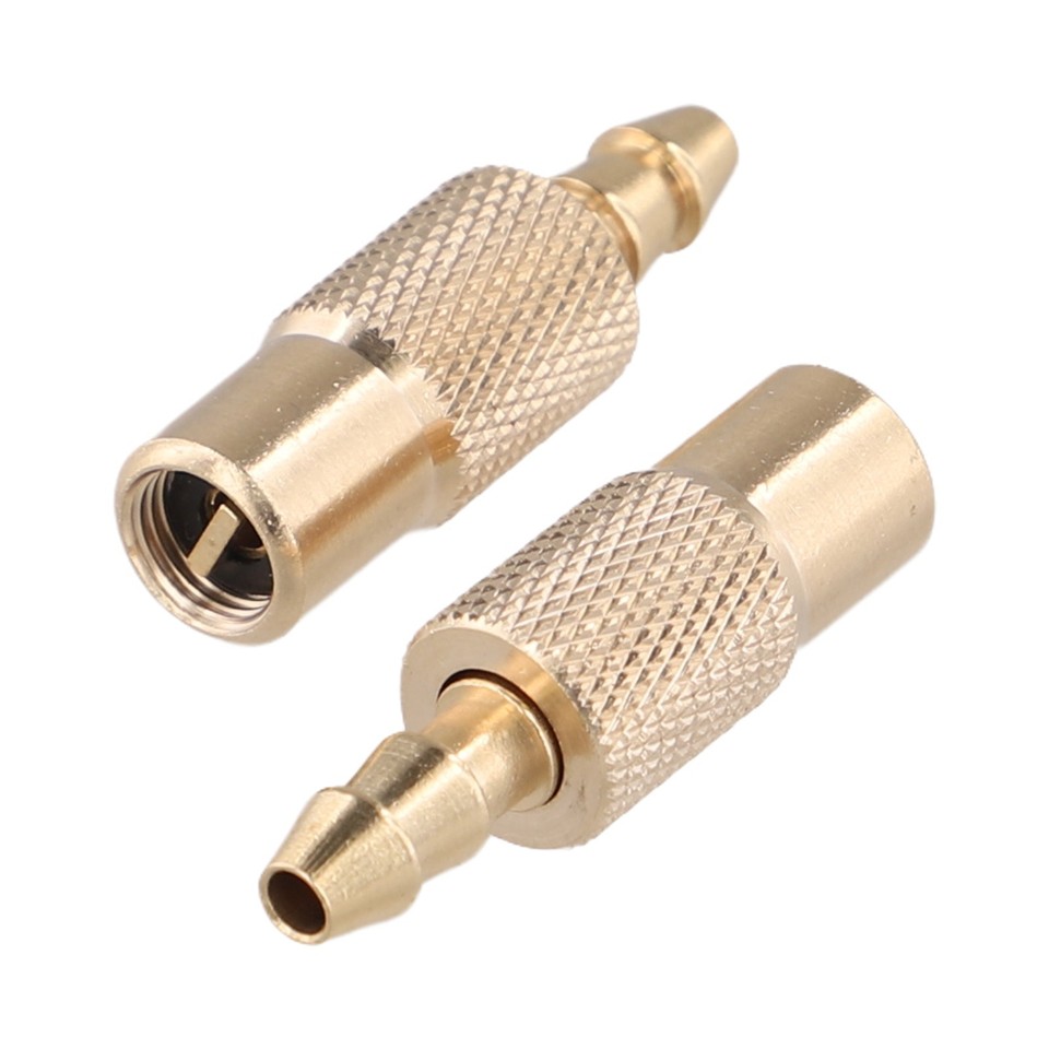 Bore hose Tire Inflator Valve Connector Brass Wheel 6mm Chuck Copper ...