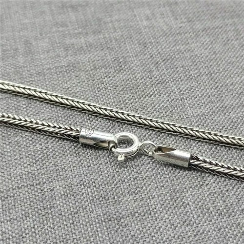 925 Sterling Silver Bali Wheat Chain Necklace 2mm 16 18 20 22 24 26 28 ...