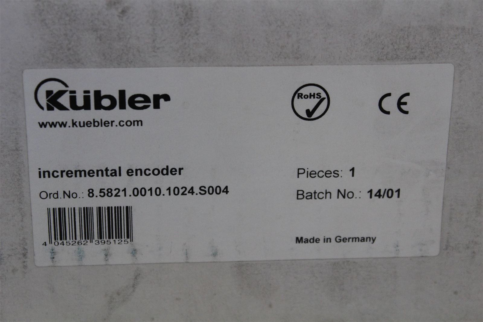 KÜBLER 5821 Drehgeber Inkremental 8.5821.0010.1024.s004 | eBay.de