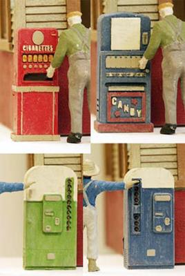 1950s era Vending MACHINES SET HO Scale 4 pack unpainted details | eBay