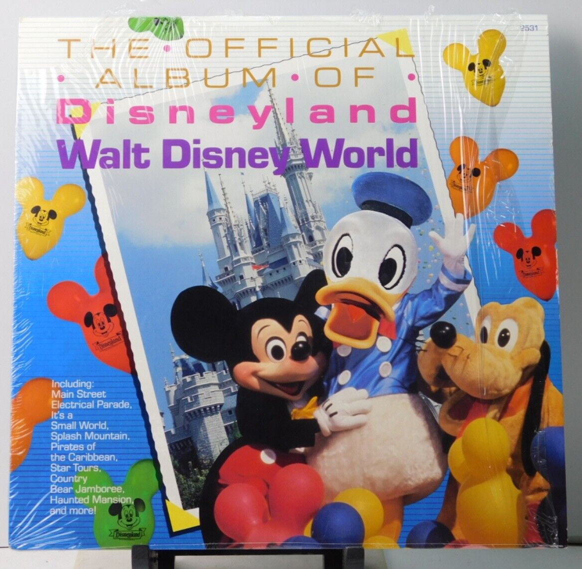 Official Album Disneyland Walt Disney World LP 1988 Orig Press 2531 ...