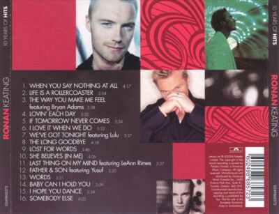 RONAN KEATING - 10 YEARS OF HITS NEW CD 602498685723| eBay