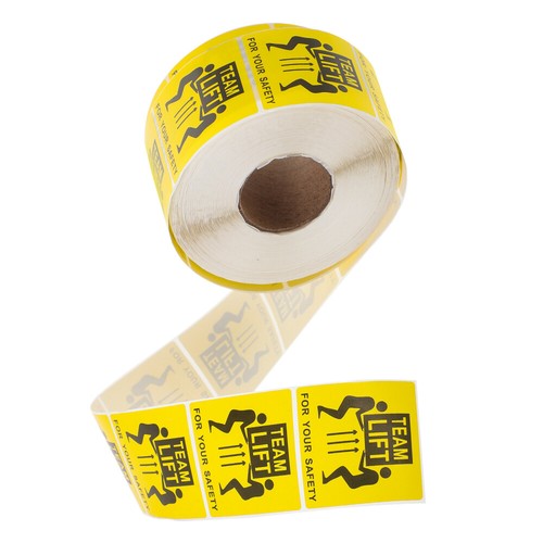 1 Roll Team Lift Label Heavy Shipping Sticker Caution Sticker Team Lift ...