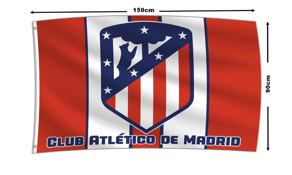 Club Atlético de Madrid Flag Banner 3X5 Ft Los Colchoneros Spain Liga ...