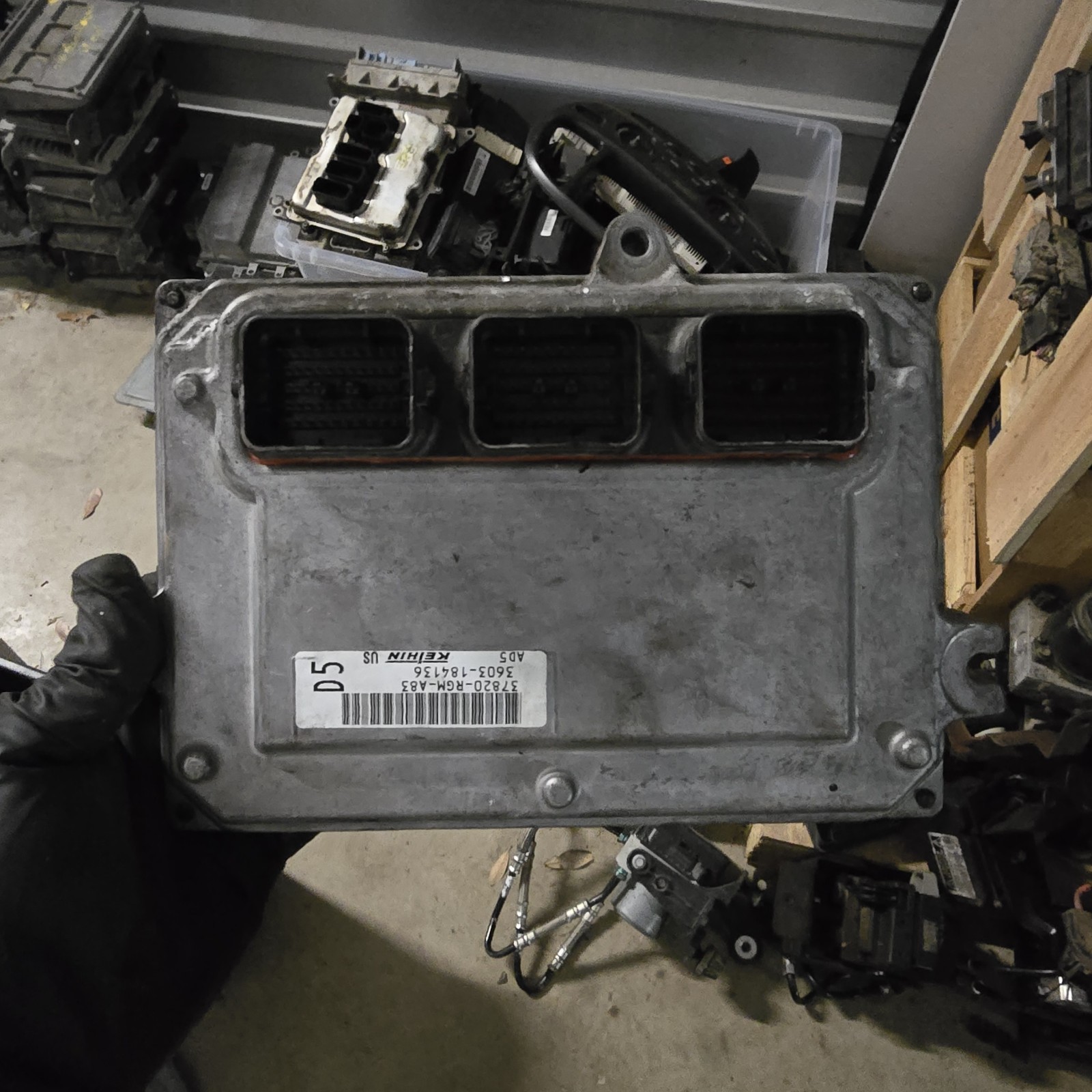 2007 Honda Odyssey 3.5L ECM Engine Computer Control Module ECU 37820 ...