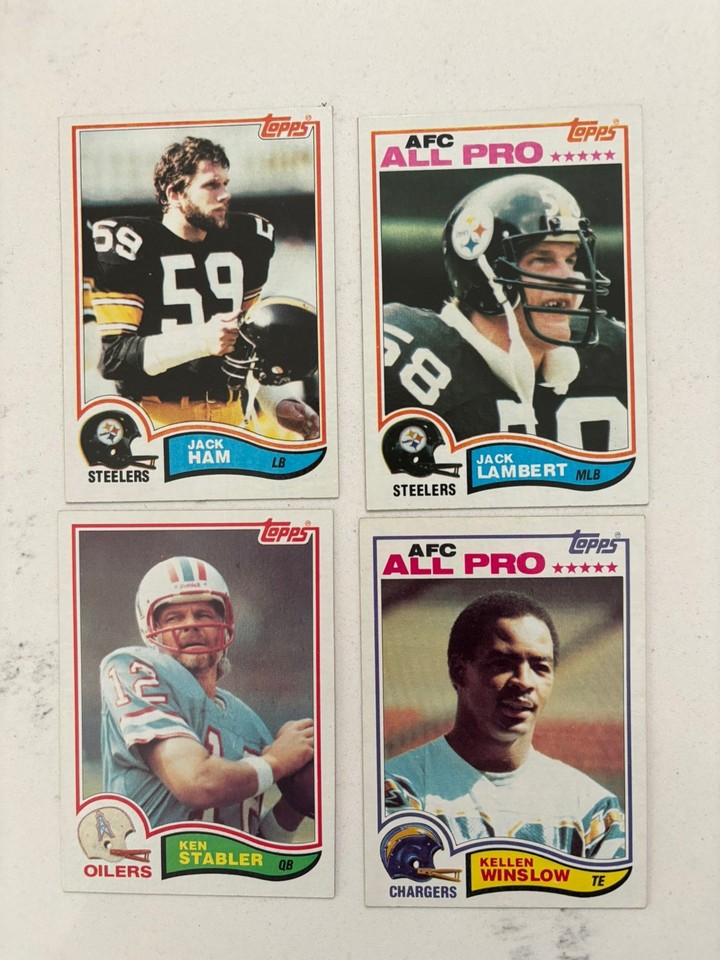 1982 Topps Lot (270+) & 1987 Topps Lot (290+), No repeat cards, HOF ...