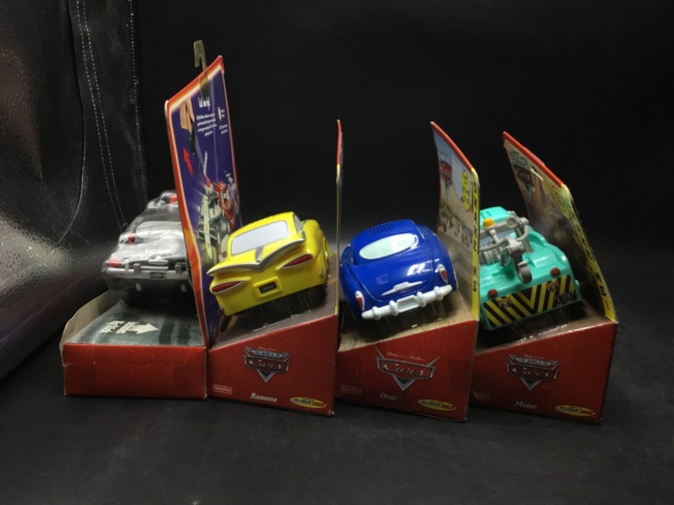 Lot of (4) Disney Pixar Cars Shake 'N Go! Toy Vehicles [Fisher Price ...