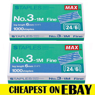 2000 x 26/6mm Staples, no 56 staples -Fits Half Strip Full Strip Long ...