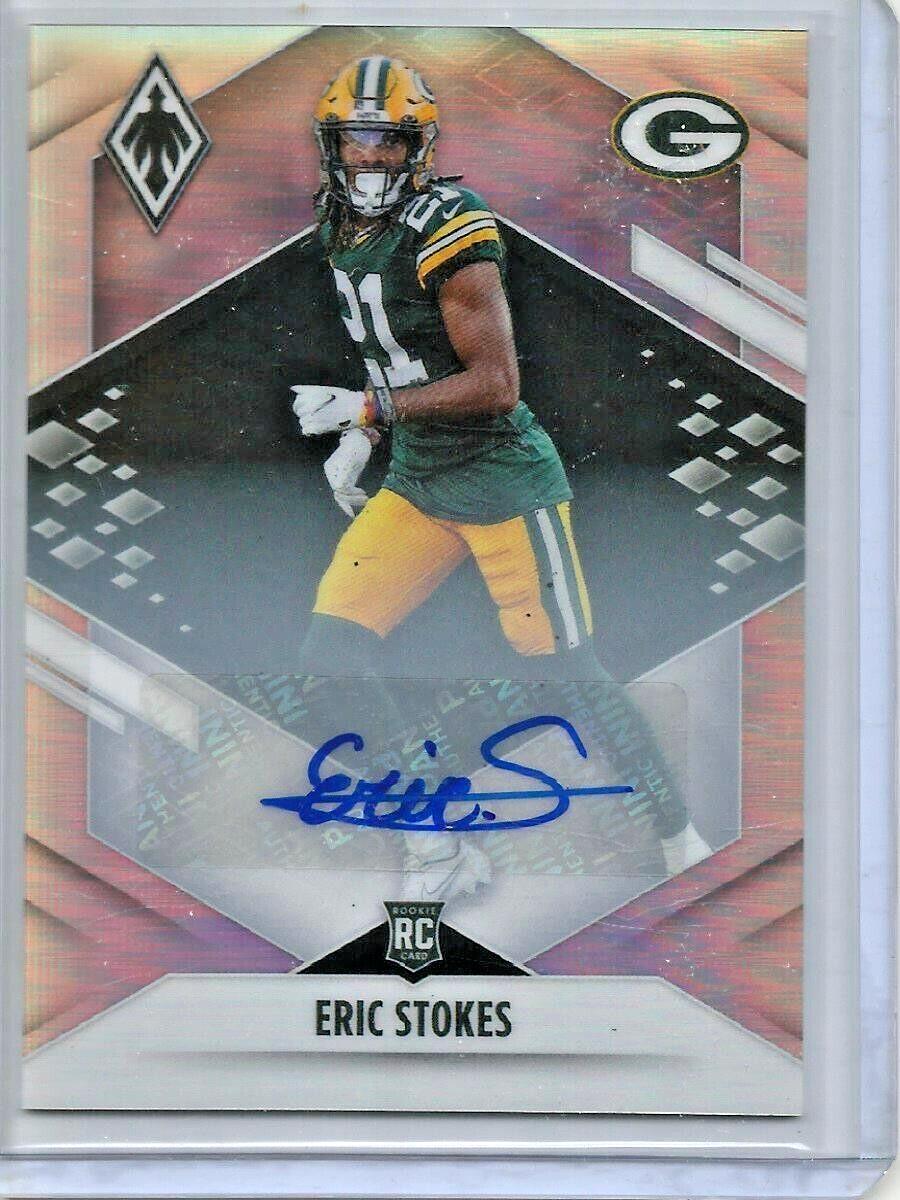 Eric Stokes 2021 Panini Phoenix Prizm Autograph Rookie | eBay