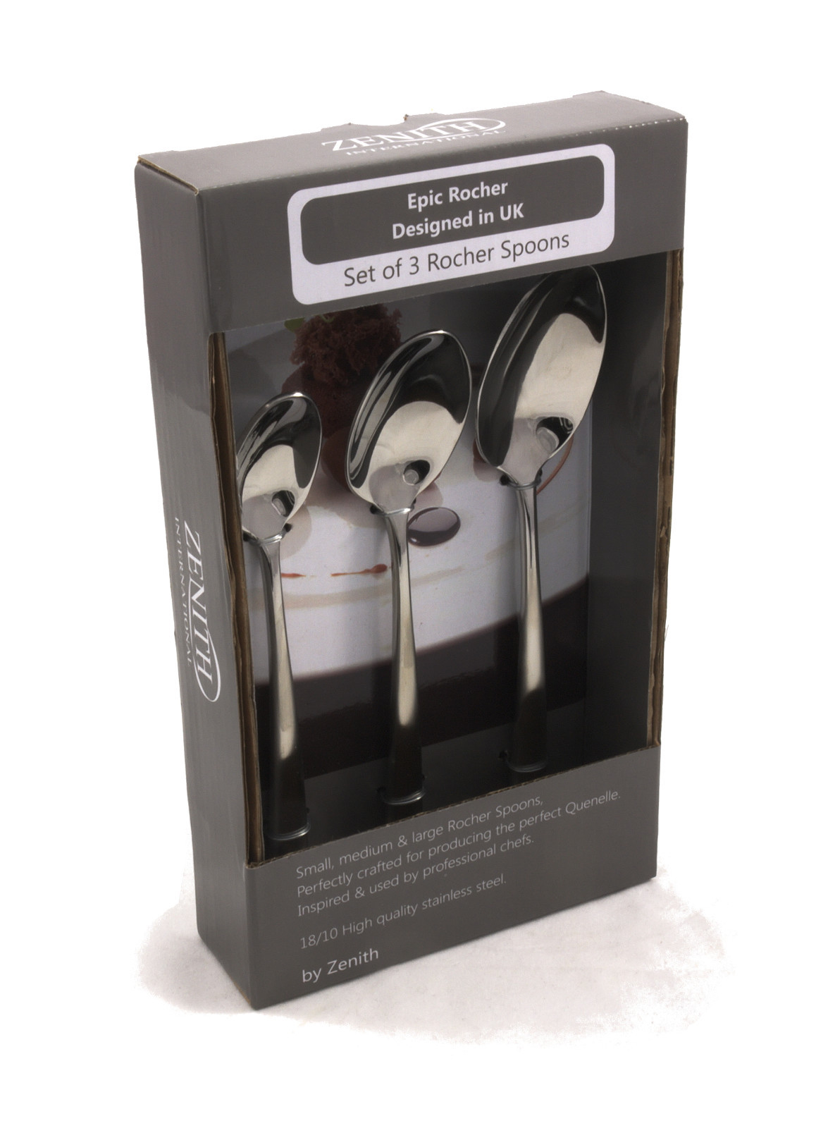 SET OF 3 PROFESSIONAL CHEF ROCHER SPOONS GIFT SET FOR ROCHELLA AND ...
