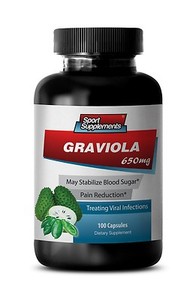 Guanabana - Graviola 650 mg - Natural Immune Booster - Kill Parasites ...