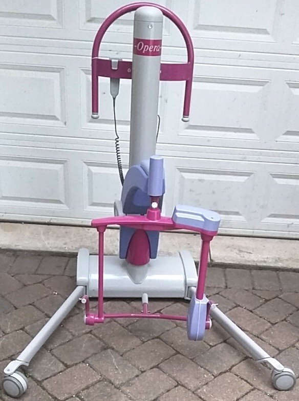 ARJO OPERA MAXI MOVE POWER ELECTRIC PATIENT LIFT W/ SCALE BATTERY ...