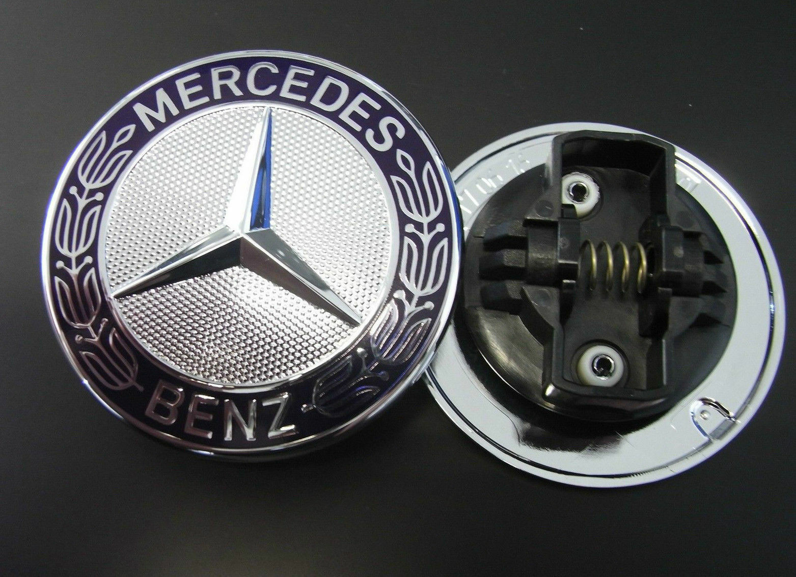 Mercedes Benz 57mm Bonnet Badge Emblem C, E, S Class C180 C200 MODEL ...